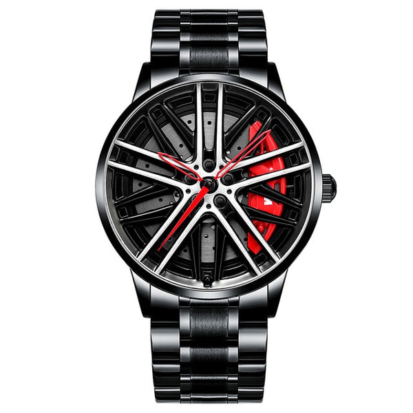 NEKTOM Men Car Wheel Watch Fashion Waterproof Sport Watch Men's Quartz ...